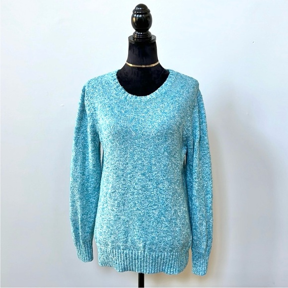 L.L. Bean | Sweaters | Marled Blue Sweater | Poshmark
